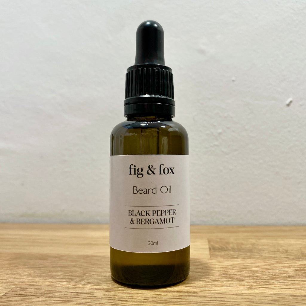 Black Pepper & Bergamot Beard Oil – Fig & Fox