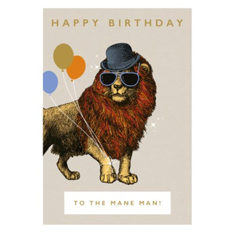 To The Mane Man Birthday Card – Fig & Fox
