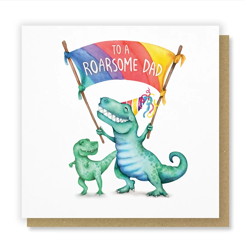 Roarsome Dad Card – Fig & Fox