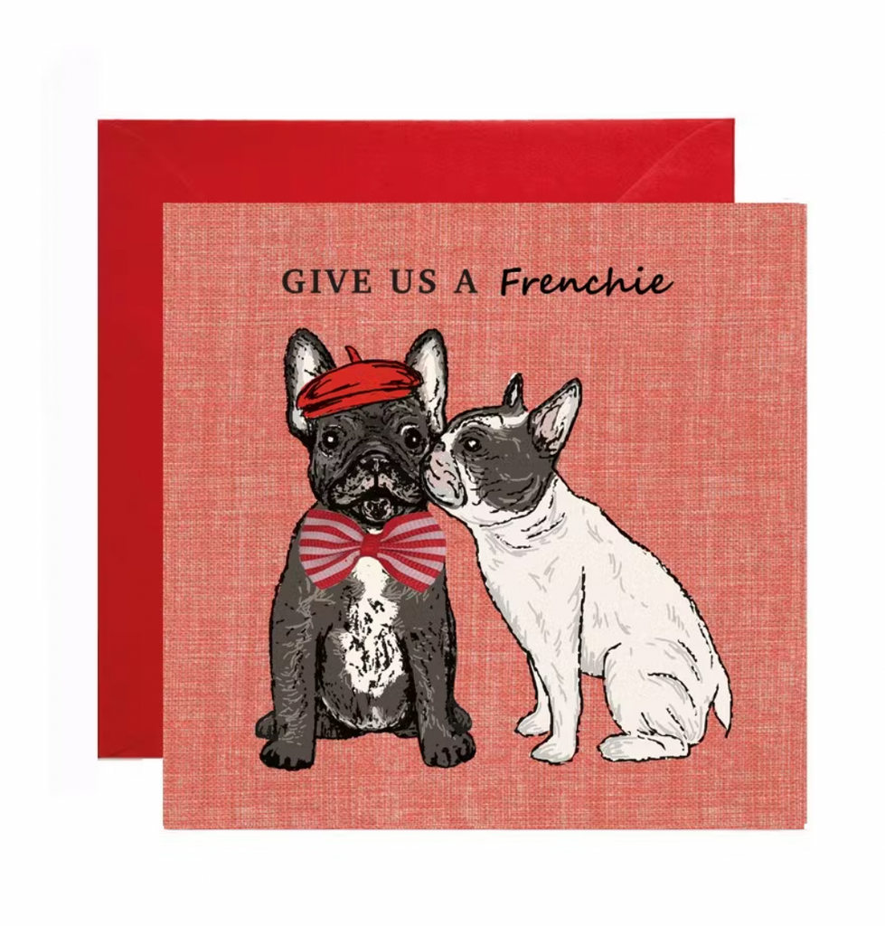 Give Us A Frenchie Card – Fig & Fox