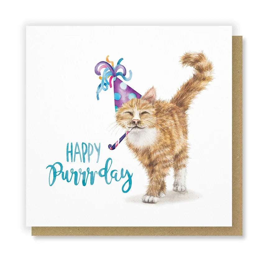 Happy Purr Day Card – Fig & Fox