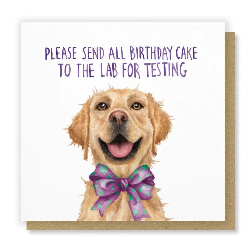 Lab Testing Birthday Card – Fig & Fox