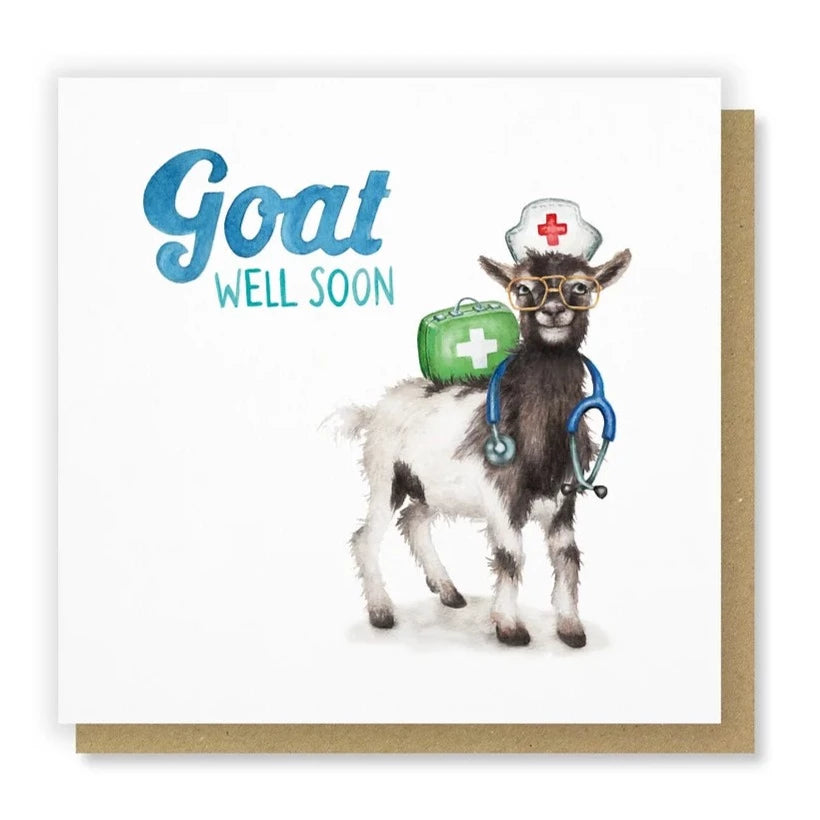 Goat Well Soon Card – Fig & Fox