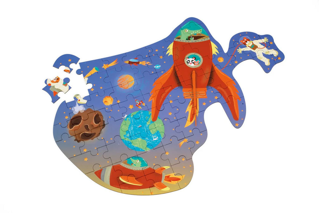 Scratch Large Contour Puzzle 60pcs - Space – Fig & Fox