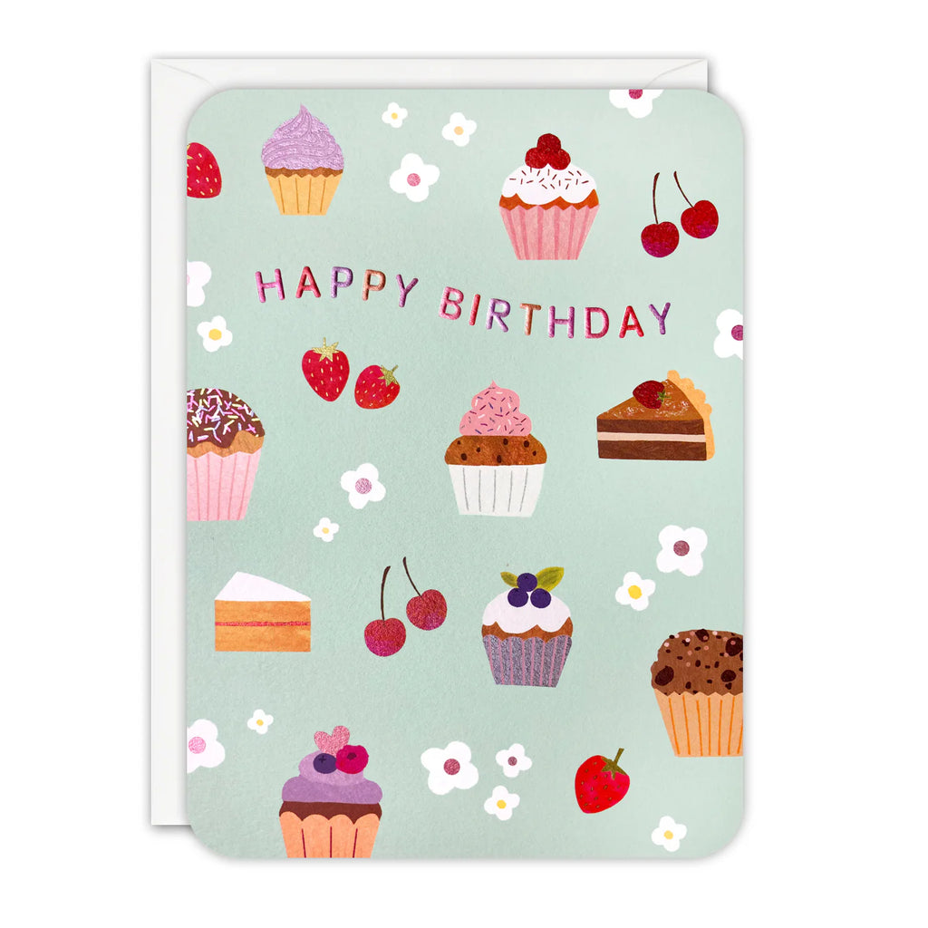 Birthday Cupcakes Sprouts Card – Fig & Fox