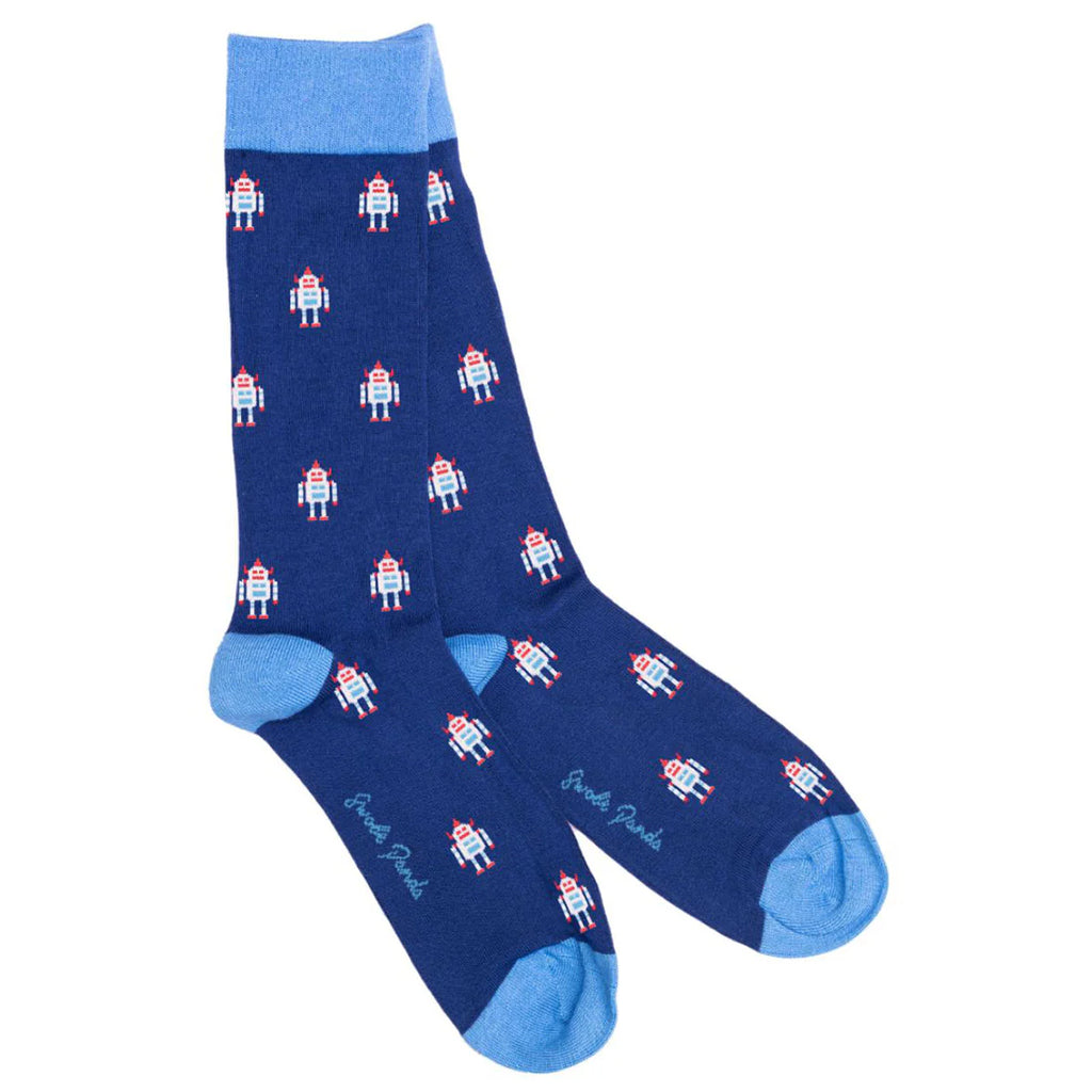Robot Bamboo Socks – Fig & Fox