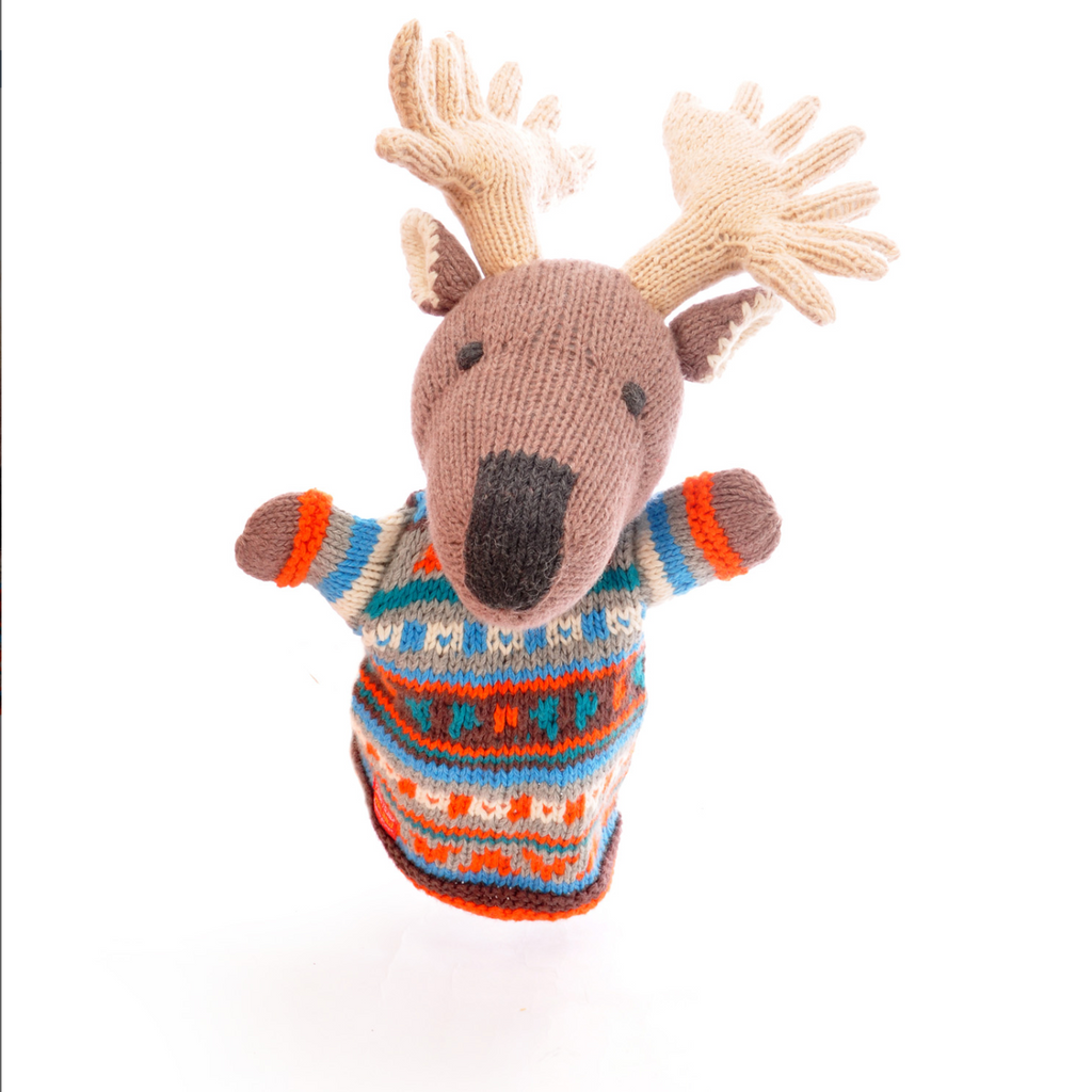 Moose Hand Puppet – Fig & Fox