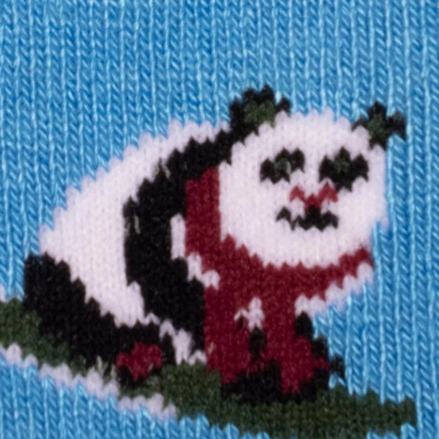 Skiing Panda Bamboo Socks – Fig & Fox