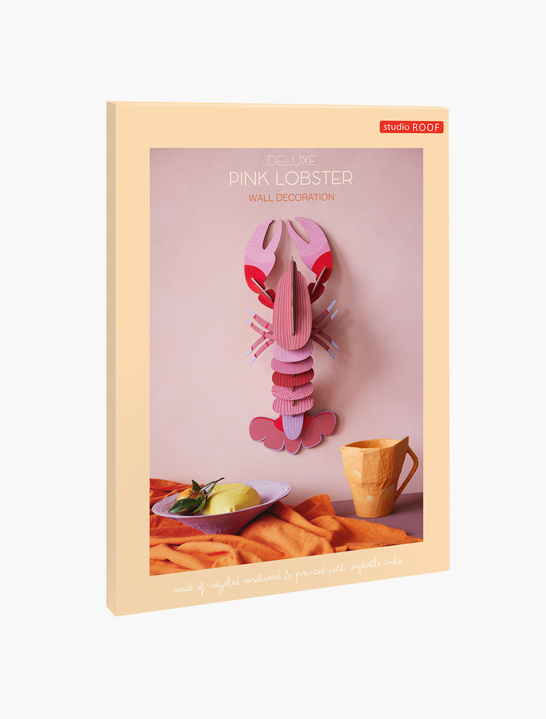 Deluxe Pink Lobster Wall Art – Fig & Fox